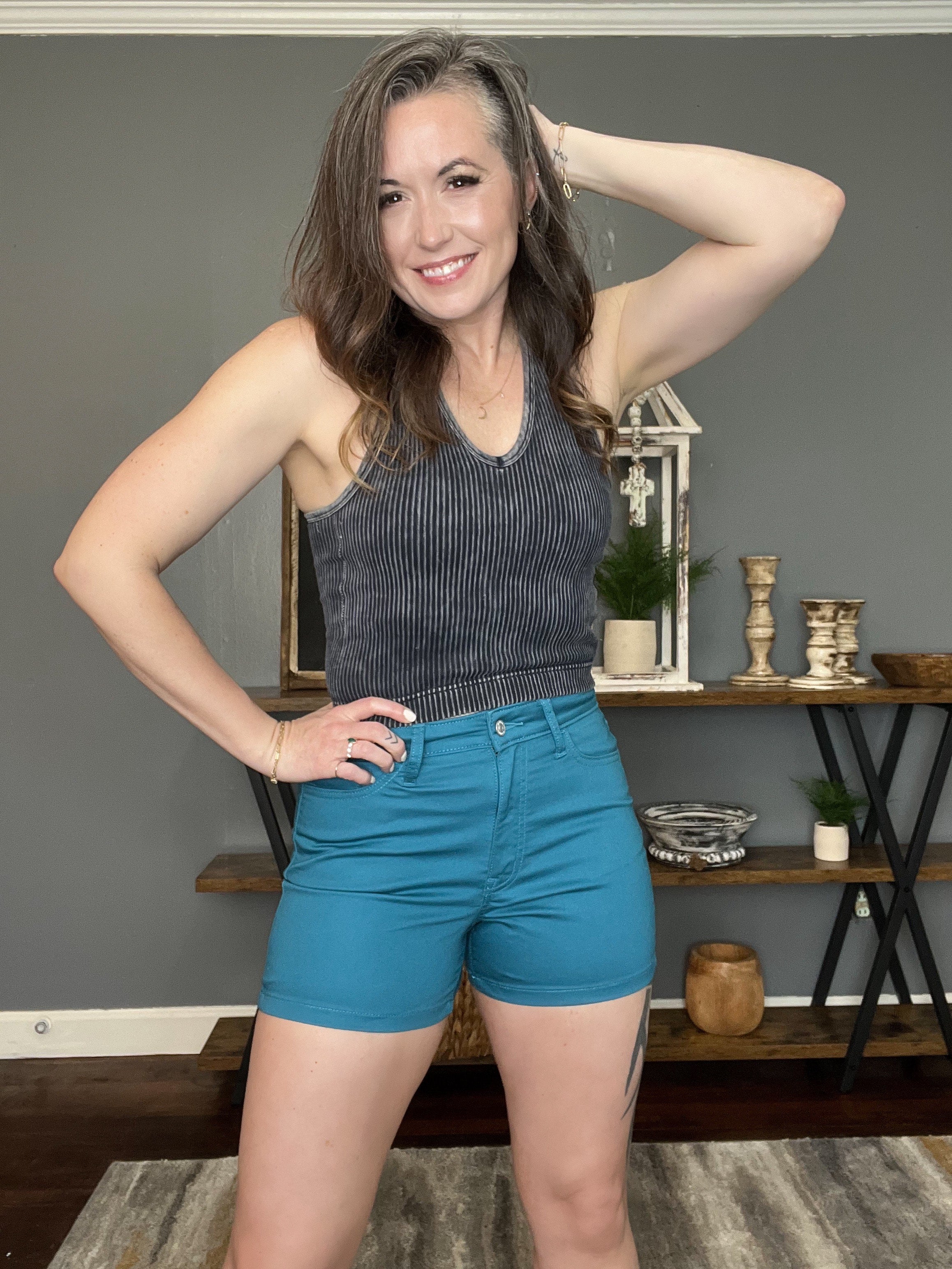 Gaby High Rise Color Splash Shorts | Are you a Savage Soul?