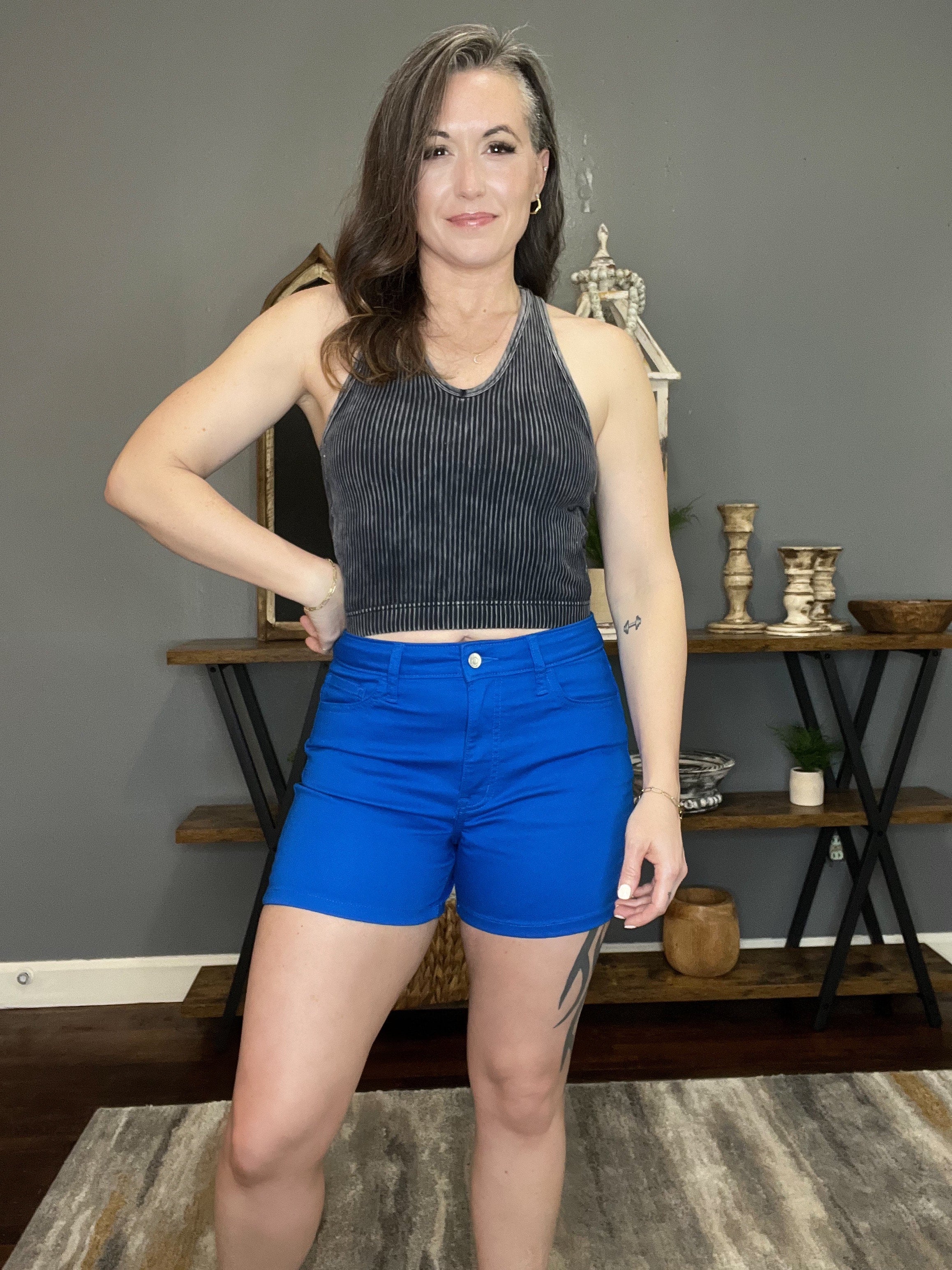 Gaby High Rise Color Splash Shorts | Are you a Savage Soul?