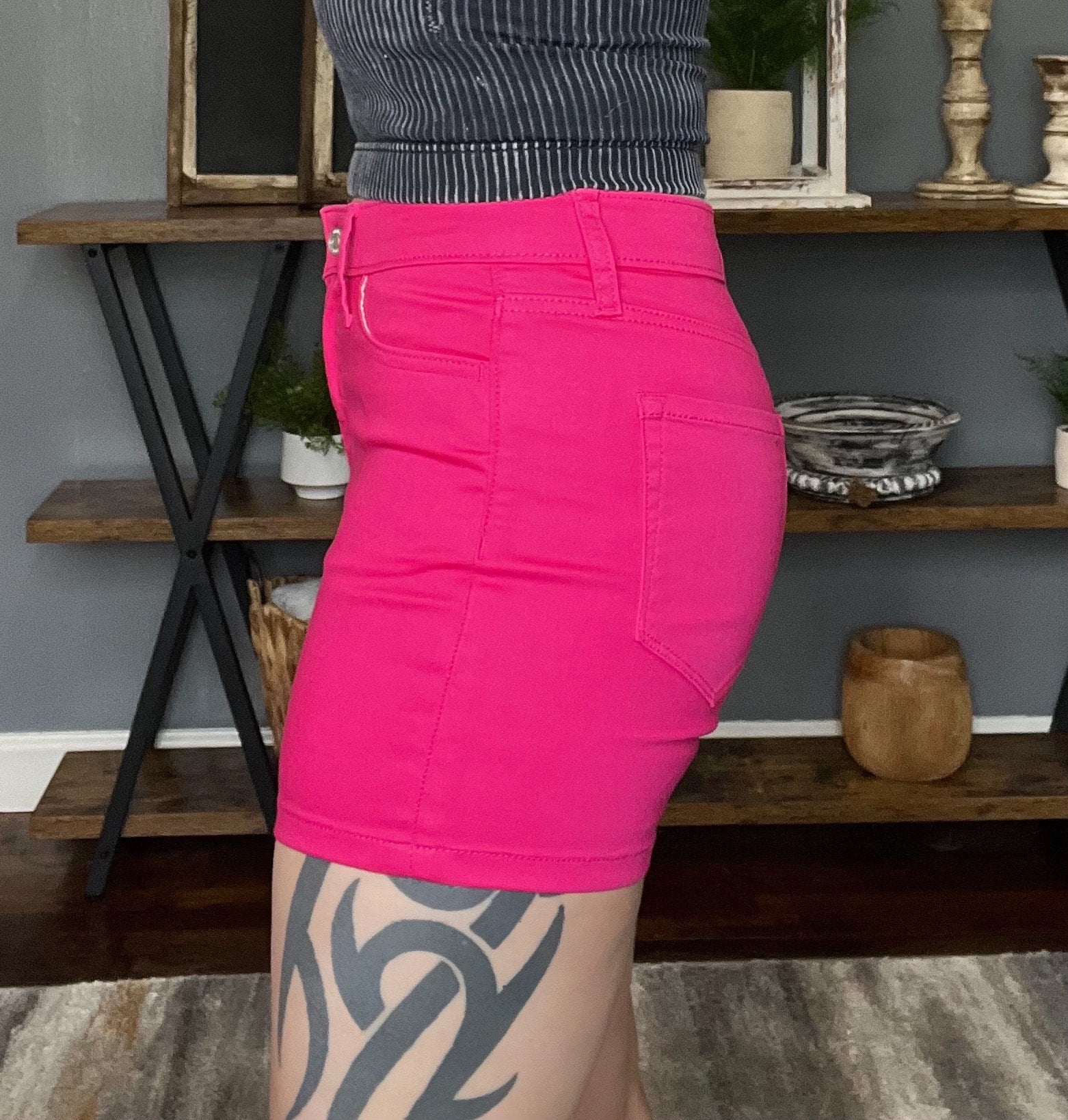 Gaby High Rise Color Splash Shorts | Are you a Savage Soul?