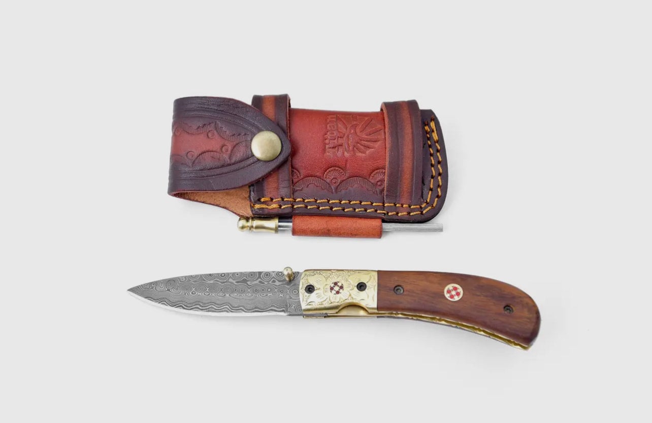 Damascus Nebula Pocket Knife | Are you a Savage Soul?